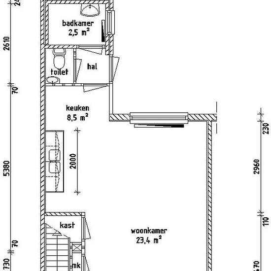 3 room house in Den Helder - 64 m² - €628